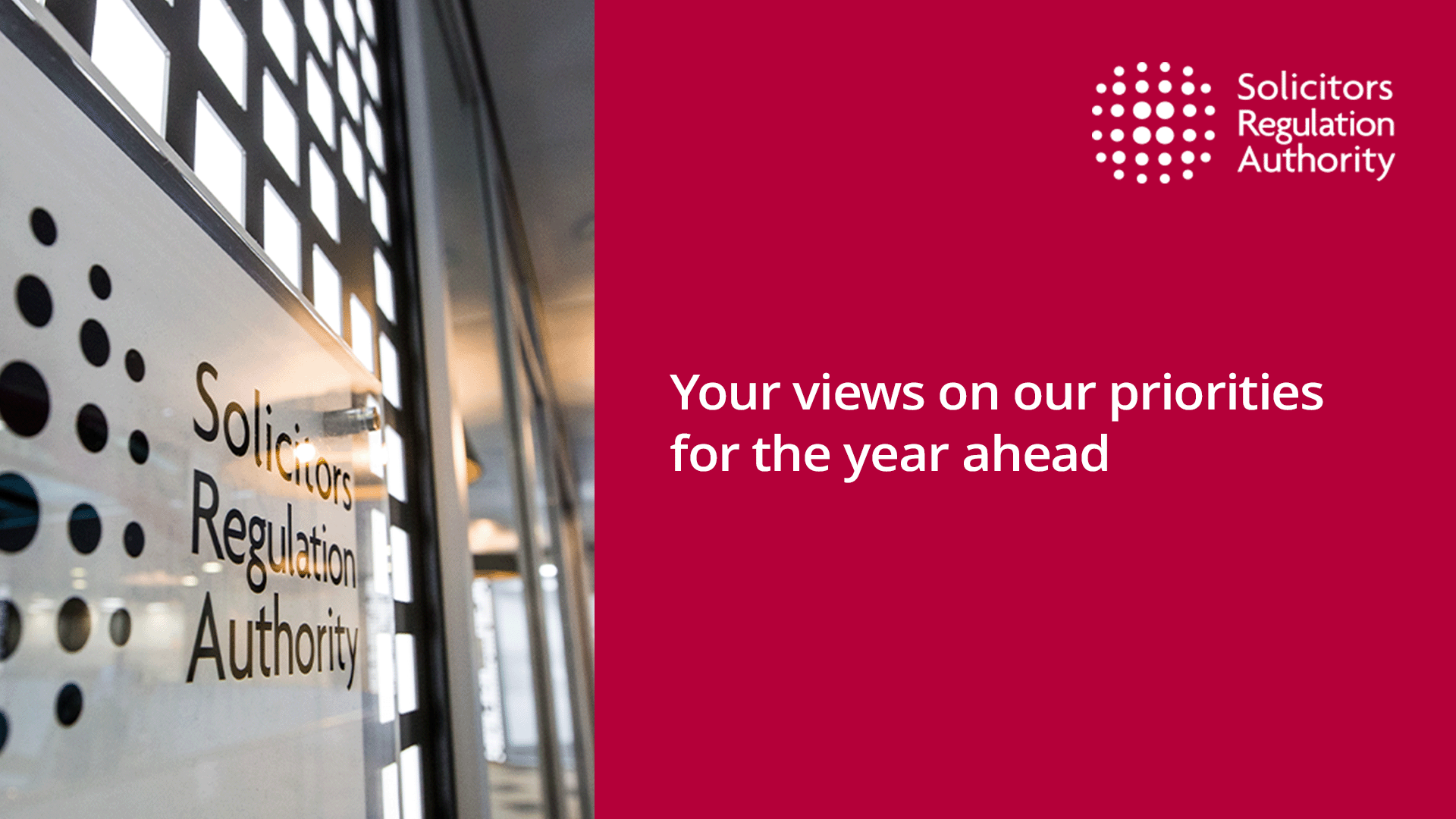 SRA | Your views on our priorities for the year ahead | Solicitors ...