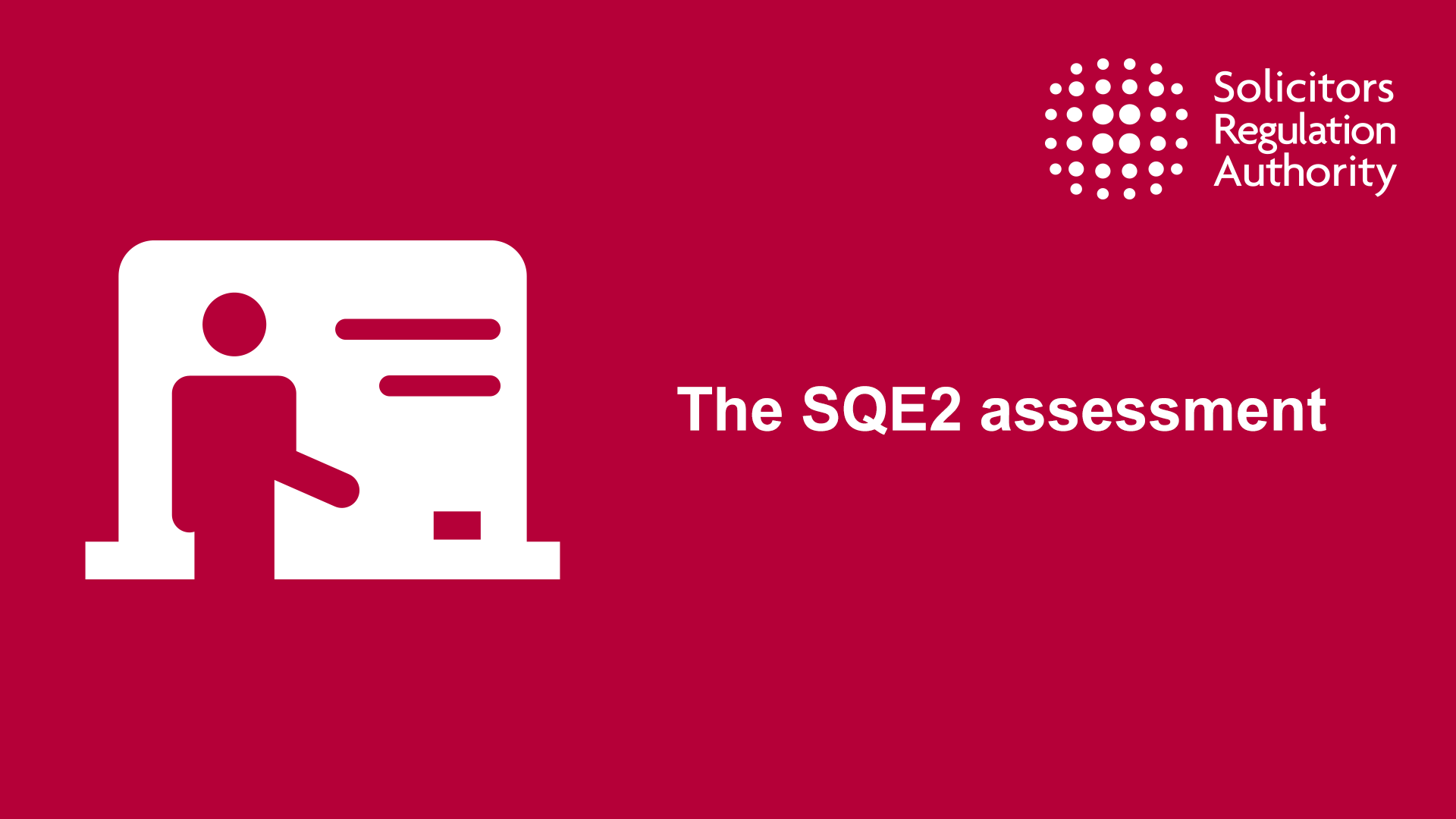 SRA | The SQE2 assessment | Solicitors Regulation Authority